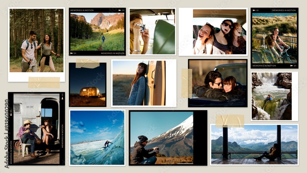 Photo Collage Video Template Stock Template | Adobe Stock