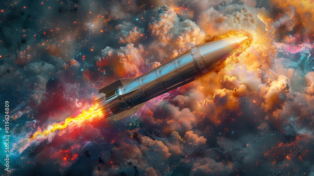 The rocket is a symbol of power and strength. It represents our desire ...