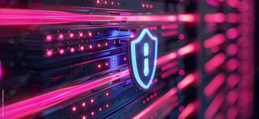 Protection network security and safe your data from ransomware concept ...