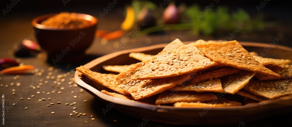Traditional Indian snacks like ragi happala and nachni papad a type of ...