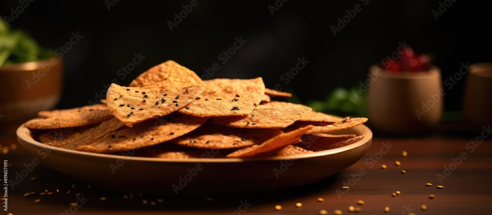 Traditional Indian snacks like ragi happala and nachni papad a type of ...