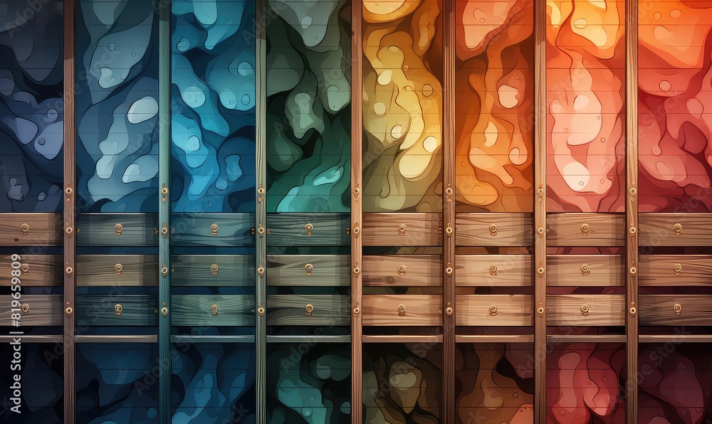 Sauna background flat design top view rustic natural wood theme water ...