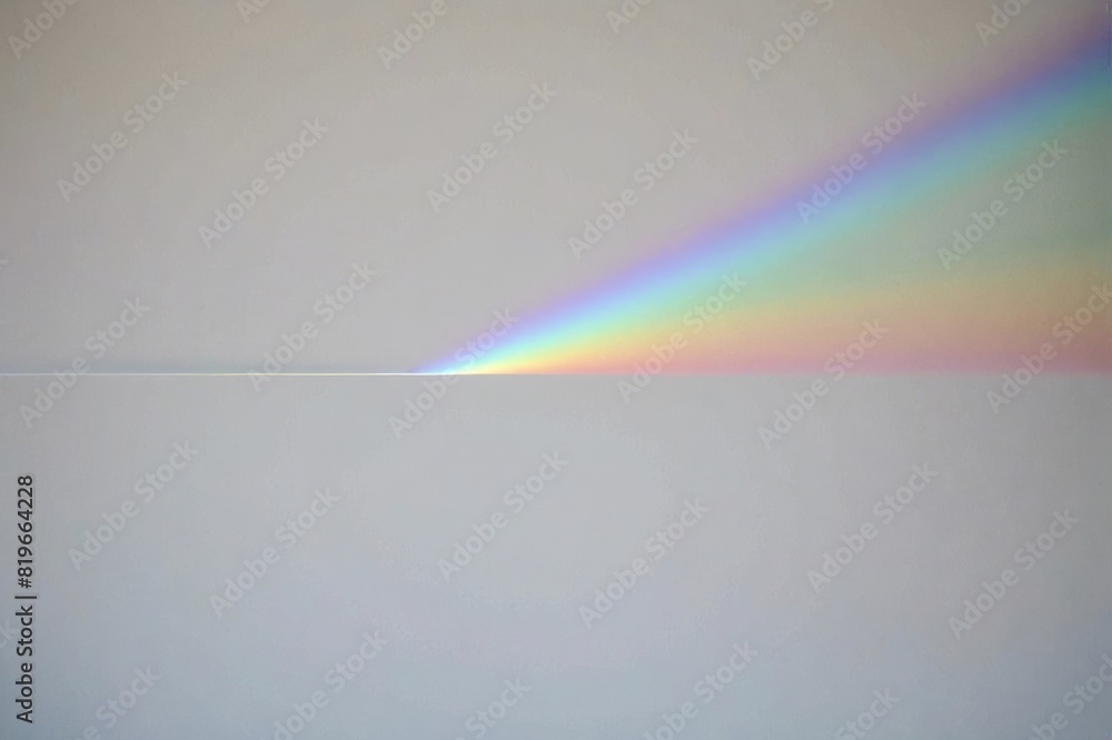 Blurred rainbow light refraction texture overlay effect for photo and ...