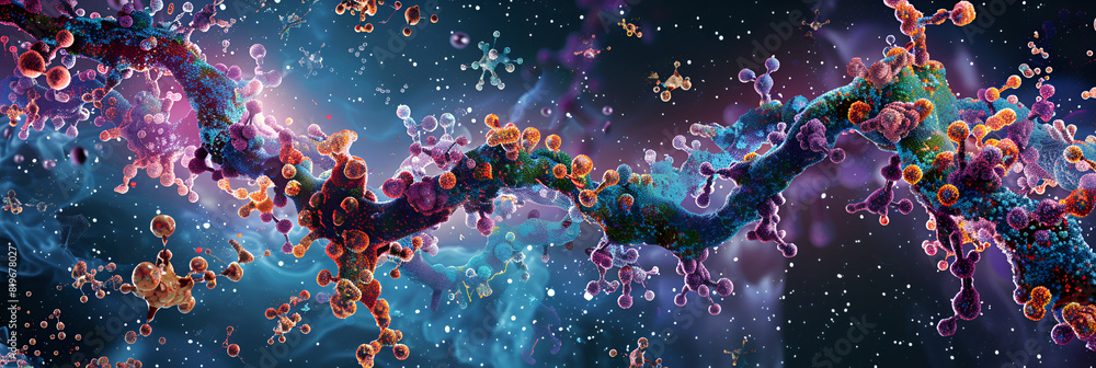 DNA Double helix, hereditary material , units of biological building ...