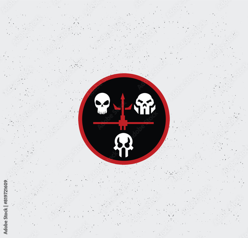 Elevate your military and defense branding with this logo. Ideal for ...