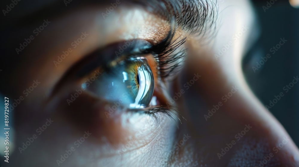 Radiologists work to diagnose and treat human eye diseases virtually on ...