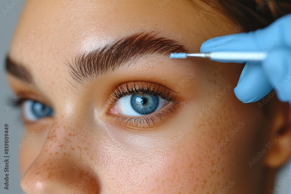 Brow Lamination Process Step-by-step images of the brow lamination ...