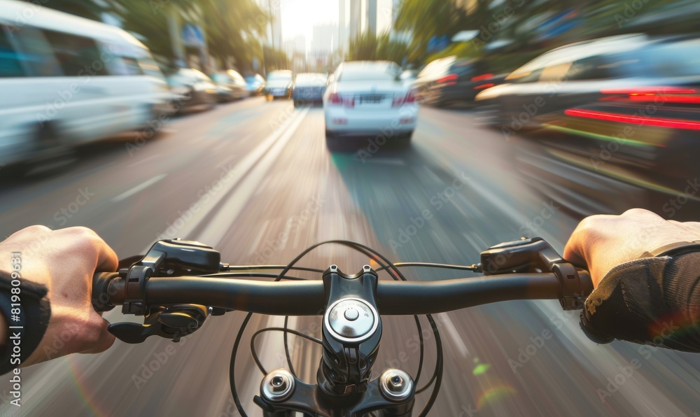 Speeding cars pose a significant danger to cyclists, reducing reaction ...