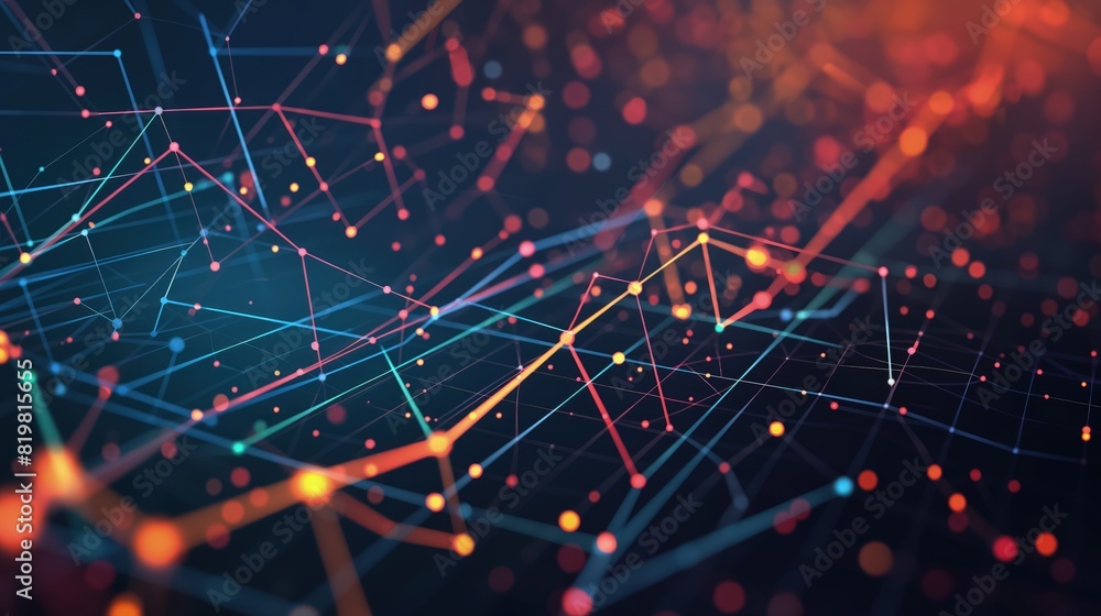 A scatter plot showcasing the correlation between two variables, with ...