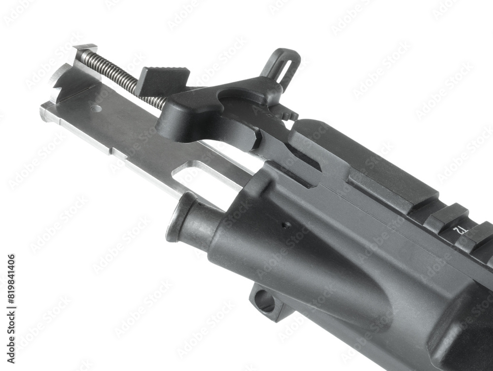 AR-15 .22 rimfire conversion bolt carrier group being installed inside ...