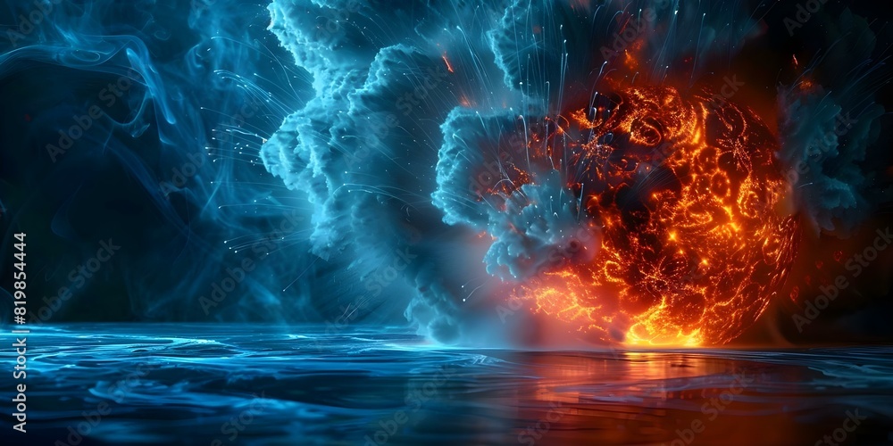 Nuclear Explosion: Impact of a Shock Wave and Fungus, Day or Night ...