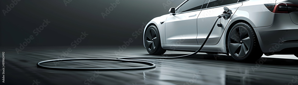 Iconic Electric Car: Symbol of Sustainable Transportation with Electric ...