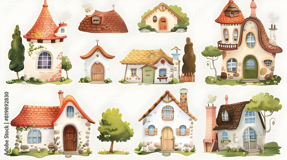 Whimsical Fairy Tale Cottages and Fantasy Homes in a Storybook ...