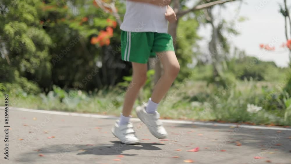 Asian Thai kid girl, aged 8 to 10 years, cute and beautiful face. She ...