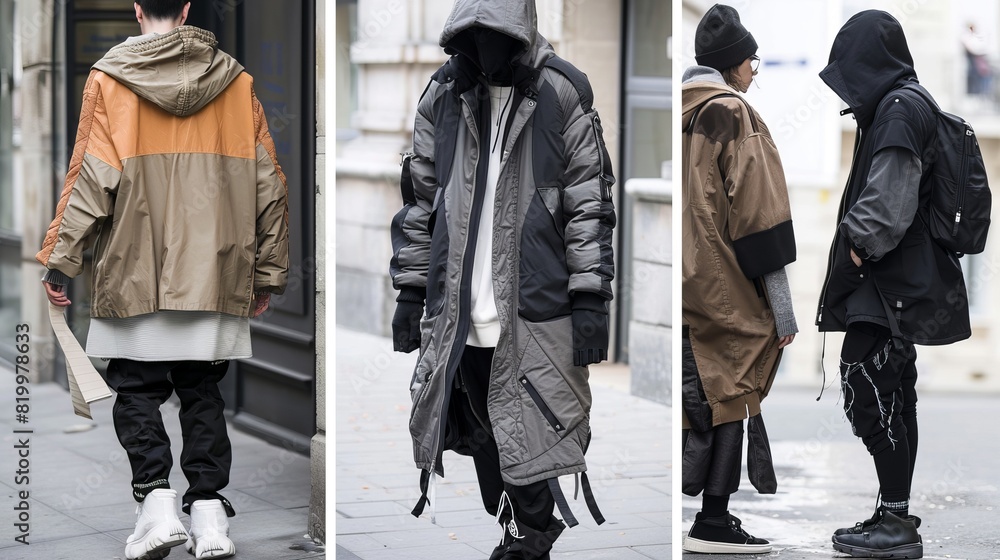 killful layering, combining different textures and lengths to create ...