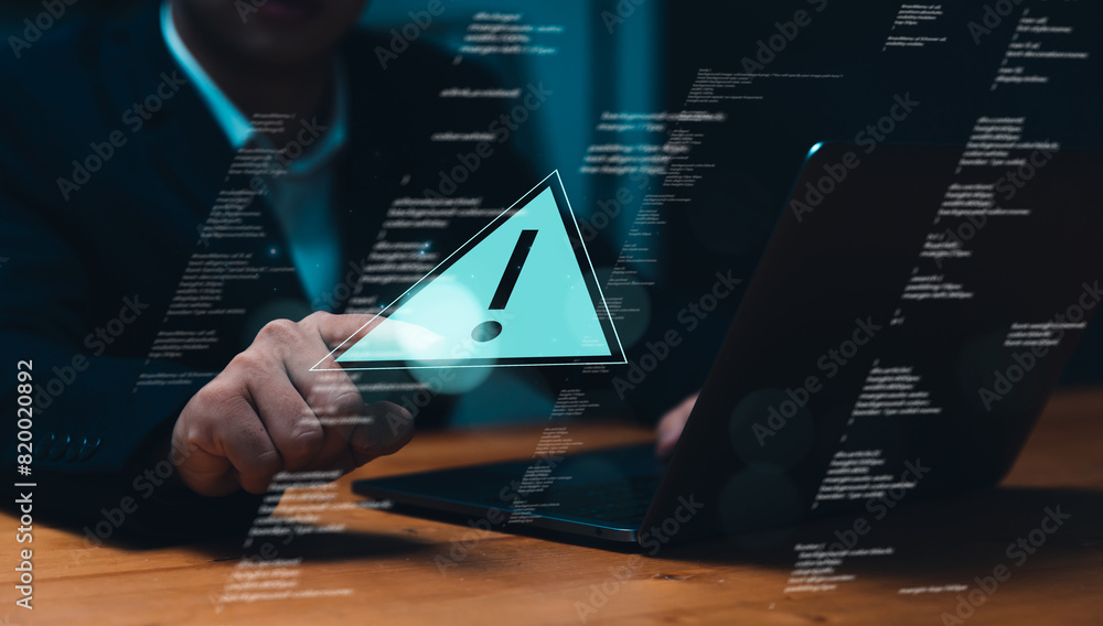 Programmer developer, staff businessman using computer laptop ...