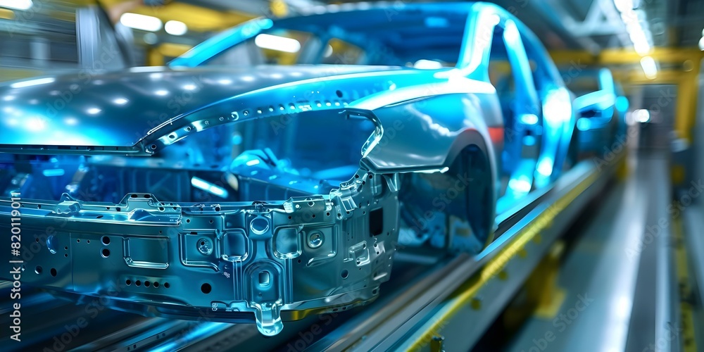 X-ray Scan of Vehicle Frame for Structural Analysis. Concept X-ray ...