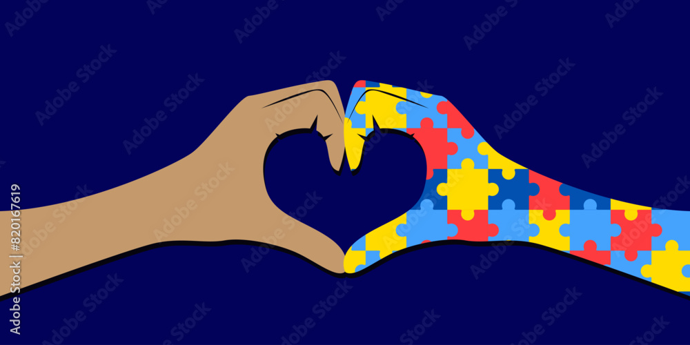 Autistic rainbow eight infinity symbol icon vector. World autism ...