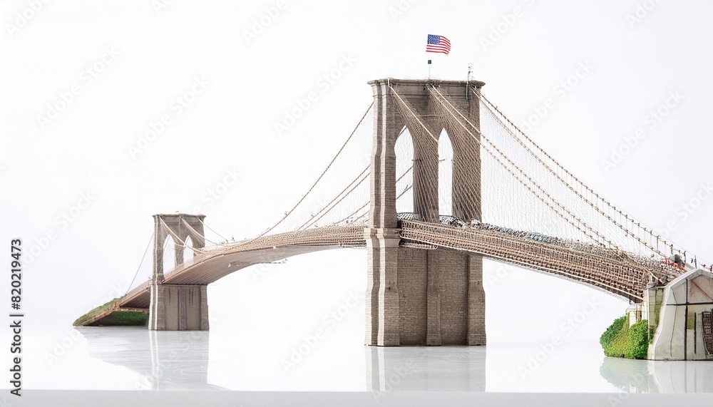 human made wonders of the world concept paper origami isolated on white ...