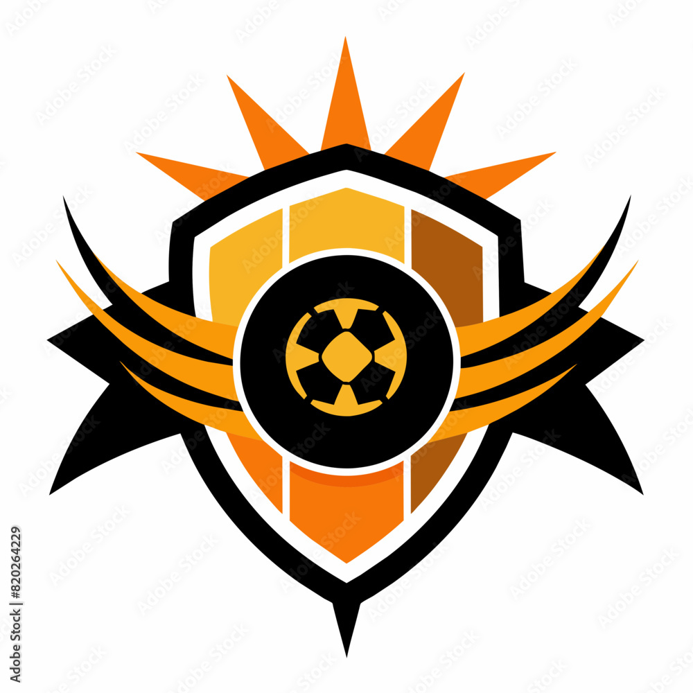 Vetor de Logo design for the futsal team, using the symbol of power and ...