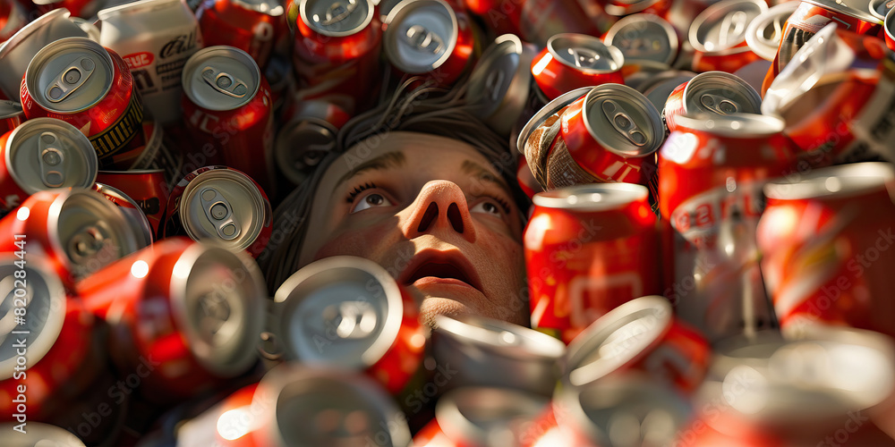 An Unhealthy Obsession: The Tragic Descent into Alcoholism. a pile of ...