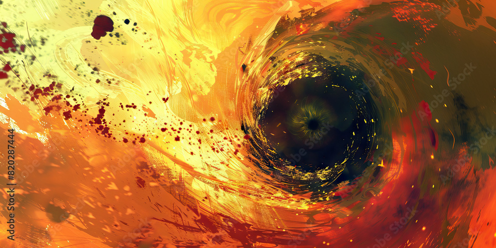 The Downward Spiral: An individual's life, once full of potential, now ...