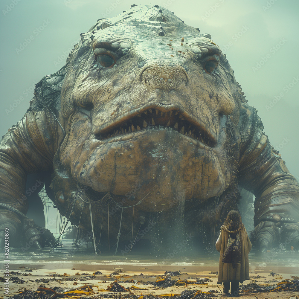 dino, zwierzak, gad, tyranozaur, ząb, aligator, ryba, usta, izolowany ...