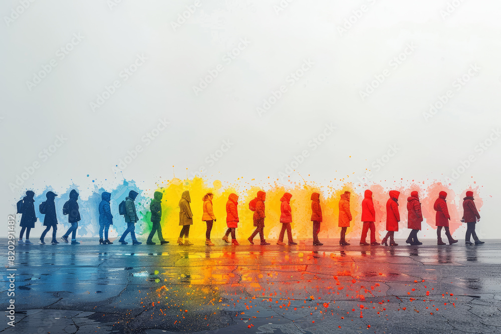 A spectrum of political viewpoints encompassing the full range of the ...