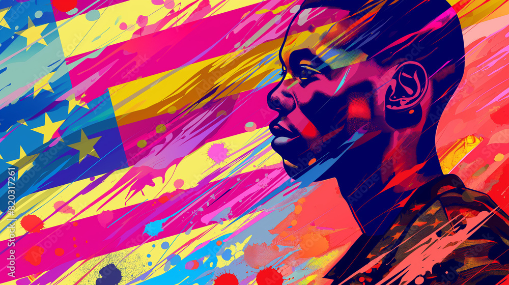 Memorial Day: remembering our heroes Stock Illustration | Adobe Stock