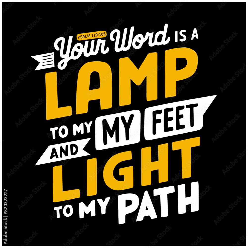 Bible Verses Bible Quote. Motivation Lettering. Illustration Lettering ...