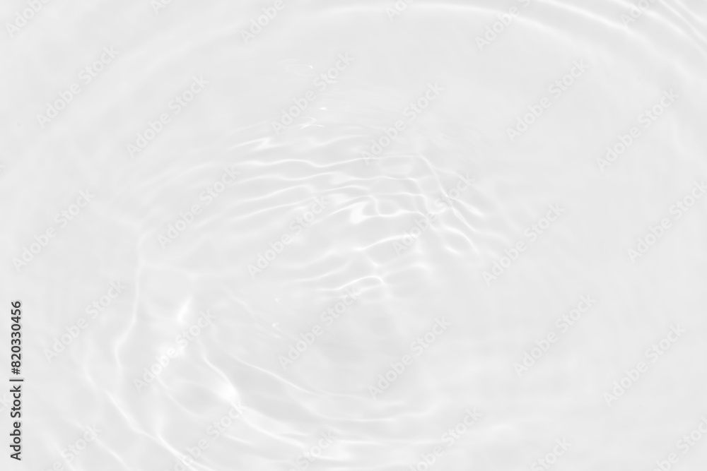 White water with ripples on the surface. Defocus blurred transparent ...