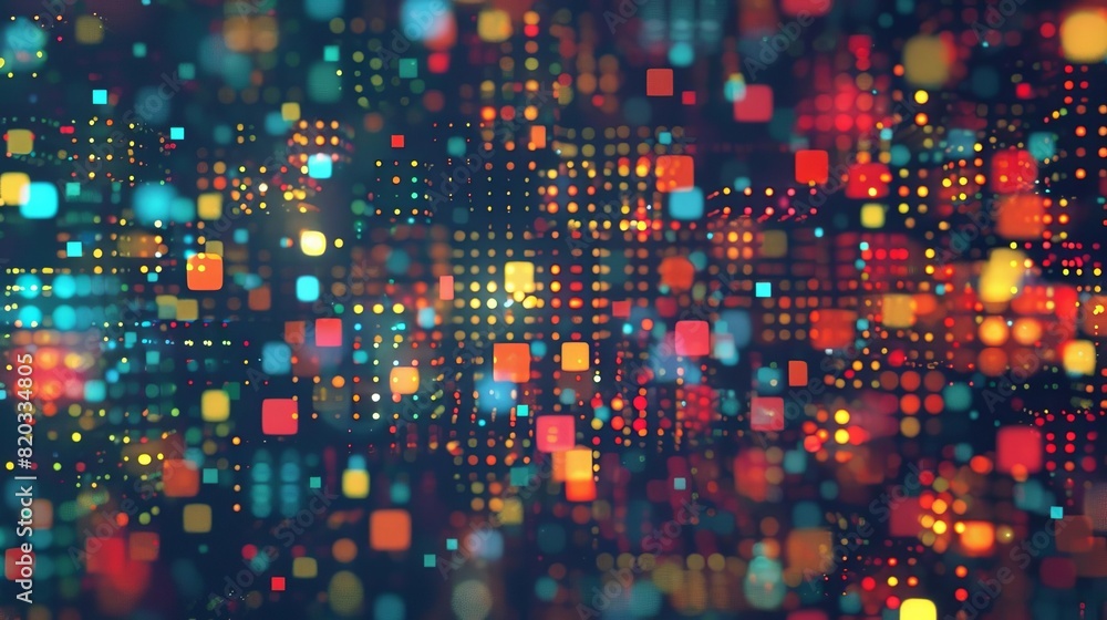 Code optimization top view representing efficiency improvements digital binary as object ...