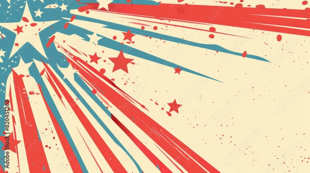 Email newsletter header for a July 4th sale, incorporating a bold ...