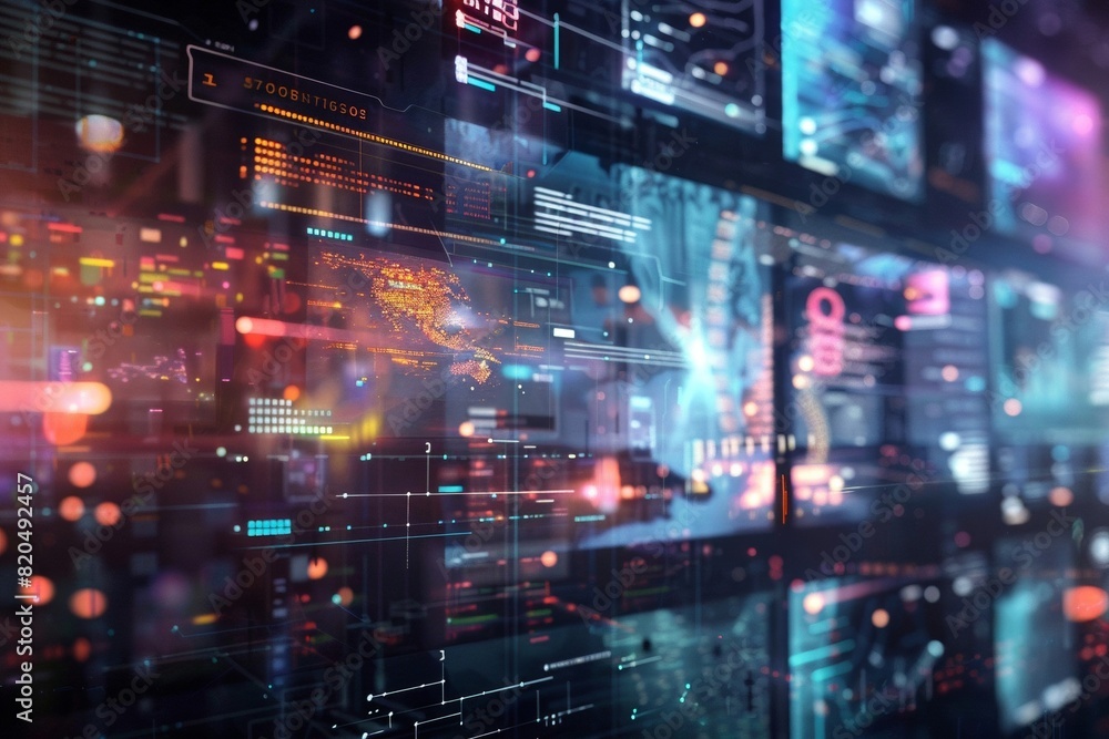 High-Resolution Digital Display with Crystal-Clear Images and Text ...