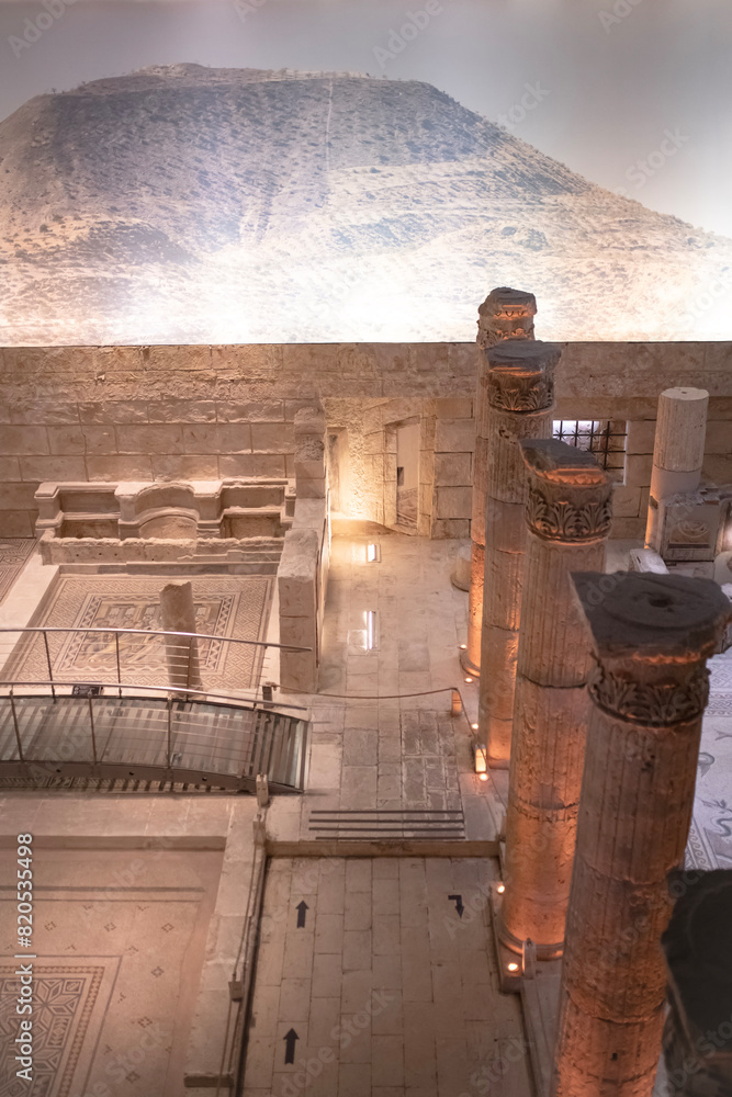 GAZIANTEP, TURKEY - April 21 2024, Zeugma museum in . The Museum is one ...