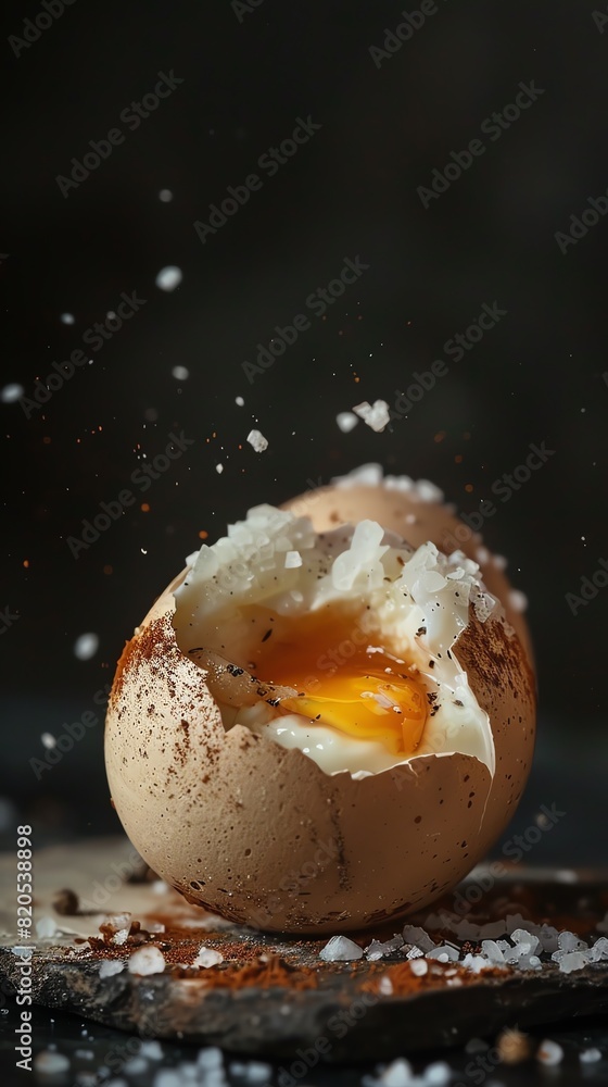 Balut, fertilized duck egg with a partially developed embryo, served ...