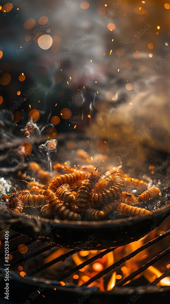 Beondegi, silkworm larvae boiled or steamed, popular Korean street ...