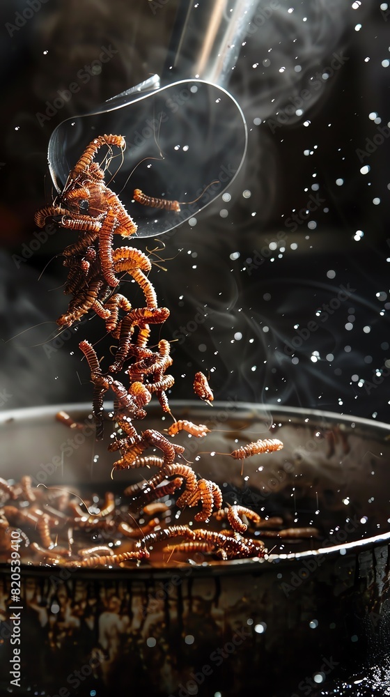 Beondegi, silkworm larvae boiled or steamed, popular Korean street ...