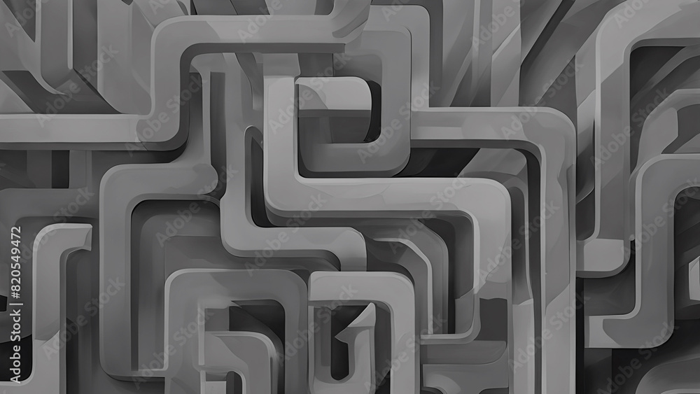 3D Render of dark color Abstract Background with Geometrical Shapes ...