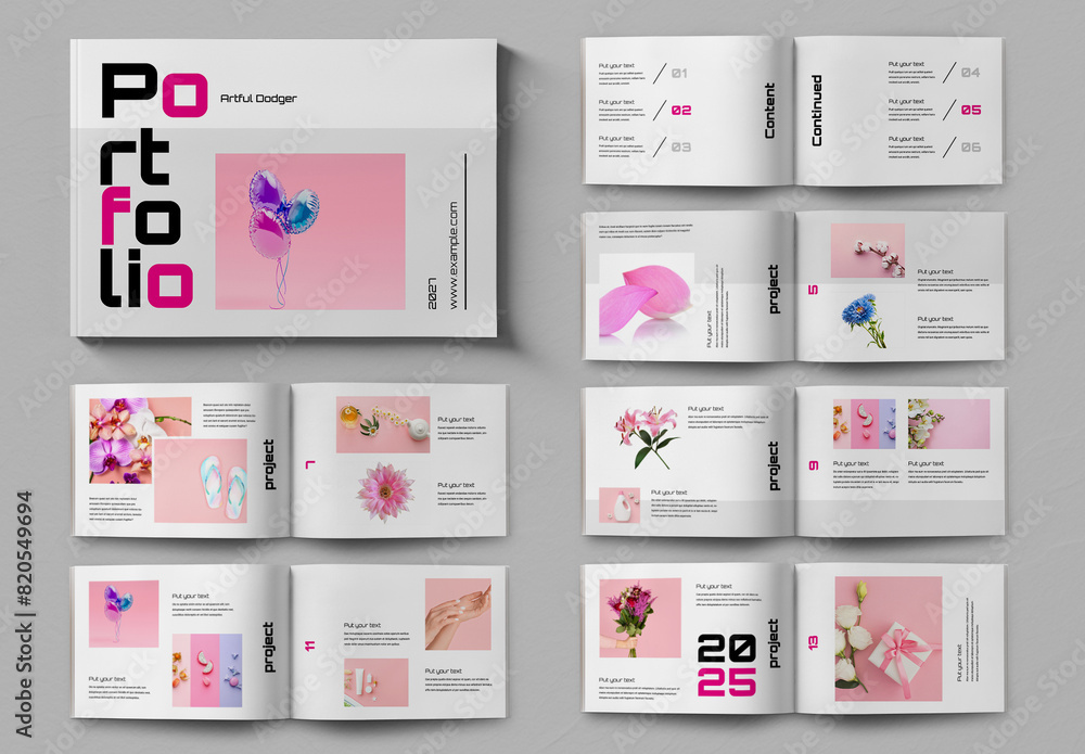 Portfolio Layout Stock Template | Adobe Stock