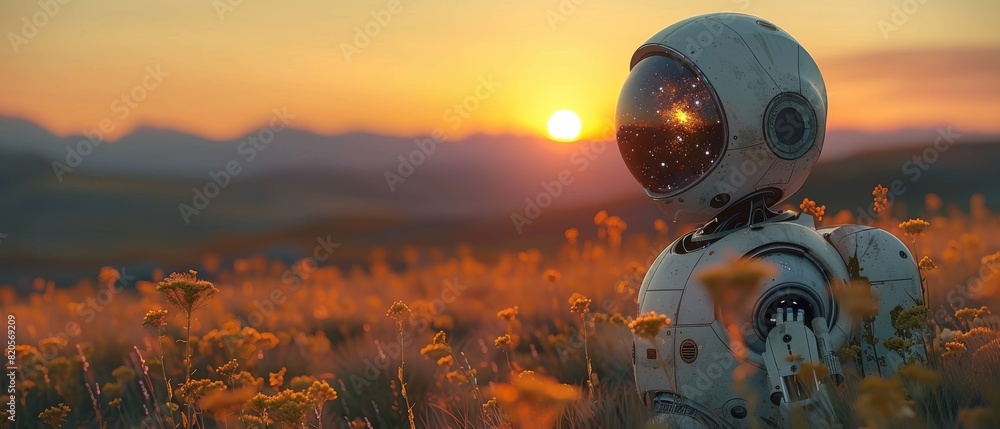 The robot, equipped with advanced optics, serves as a valuable tool for ...