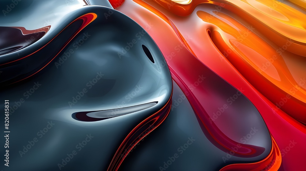 Abstract radiology patterns background, 3d render futuristic modern ...