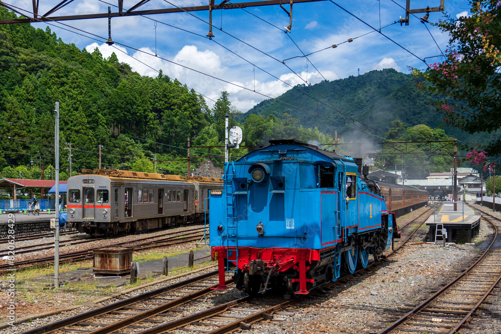 Shizuoka, Japan - April 10 2022: Thomas the Tank Engine steam ...