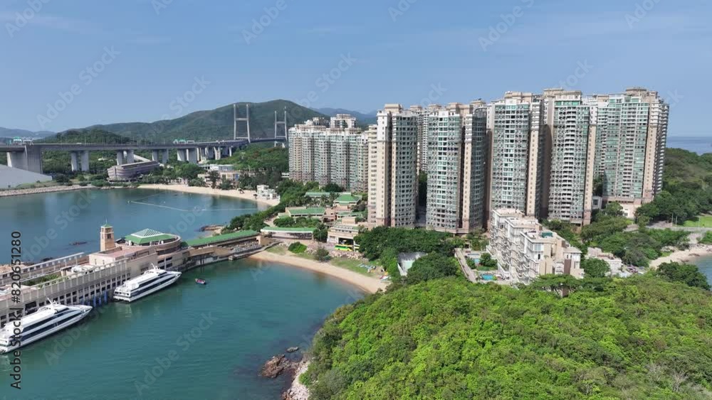 Explore Hong Kong Ma Wan Park Island between Tsing Yi and Lantau ...