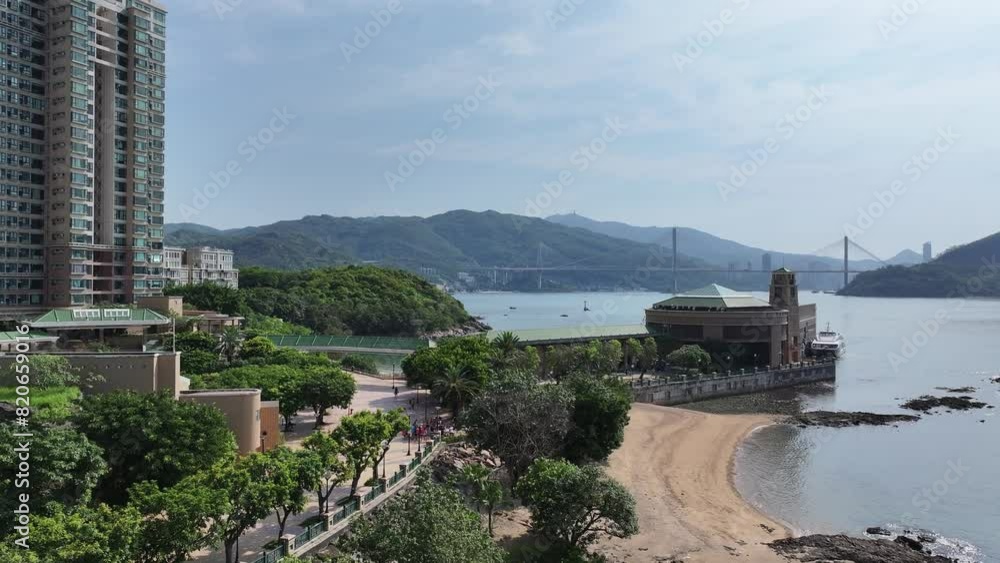 Explore Hong Kong Ma Wan Park Island between Tsing Yi and Lantau ...
