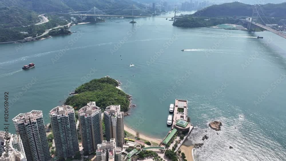 Explore Hong Kong Ma Wan Park Island between Tsing Yi and Lantau ...
