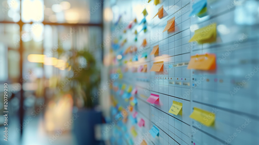 Visual representation of tasks progressing in project management tool ...