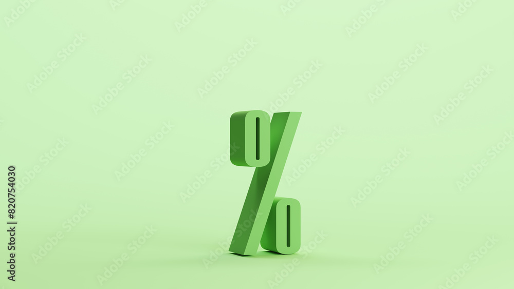 Green percent percentage divided proportion symbol typography type mint ...