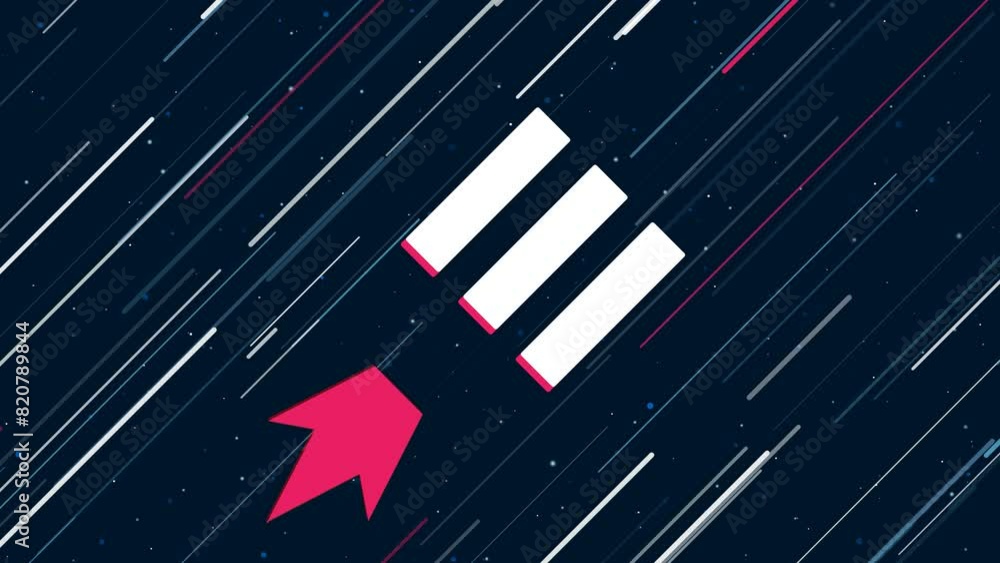 Identity symbol flies through the universe on a jet propulsion. The ...