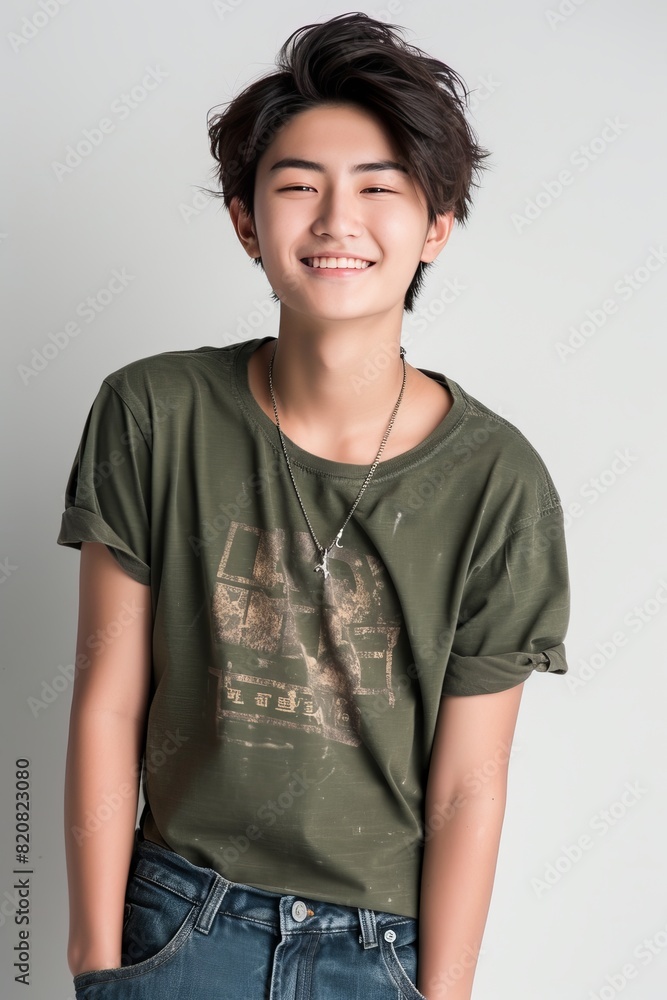 Tomboy Style: Full face no crop of a Pretty Young Chinese Super Model ...